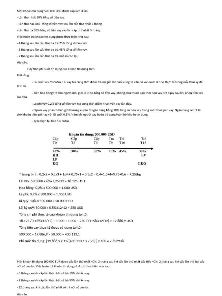Bài Tập TTQT | PDF