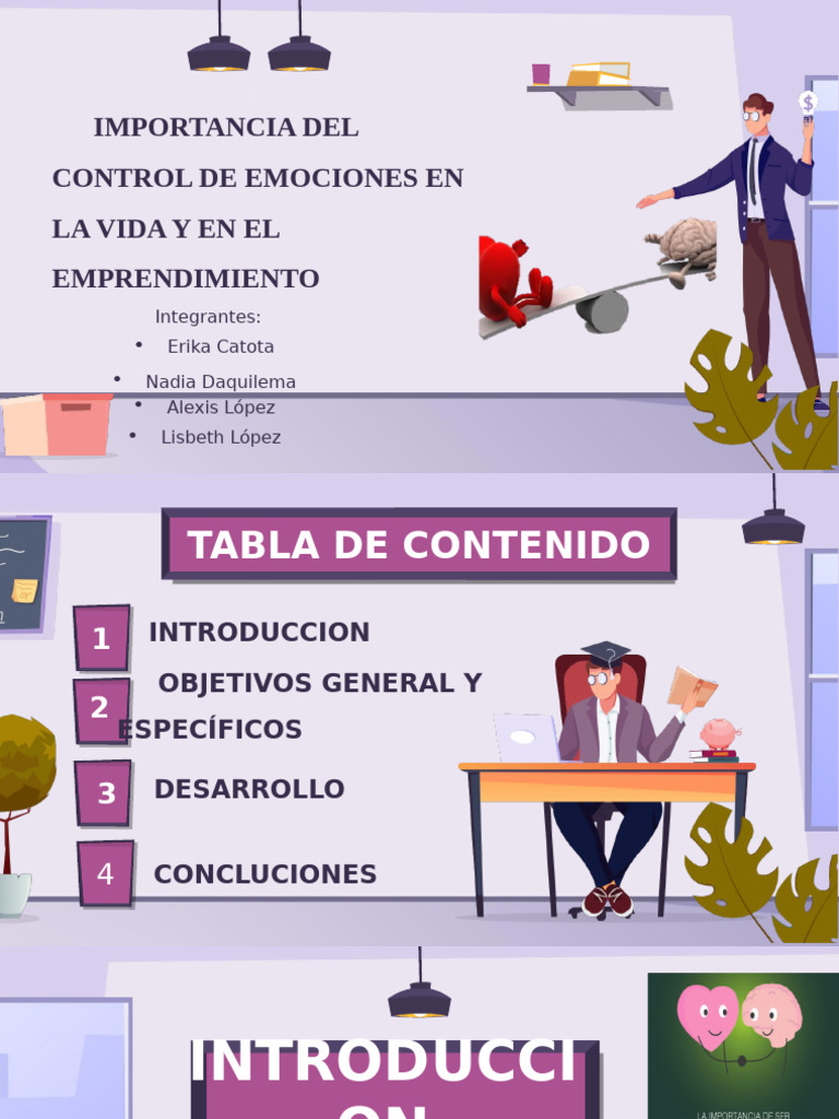 IMPORTANCIA DEL CONTROL DE EMOCIONES EN LA VIDA Y EN EL EMPRENDIMIENTO ...