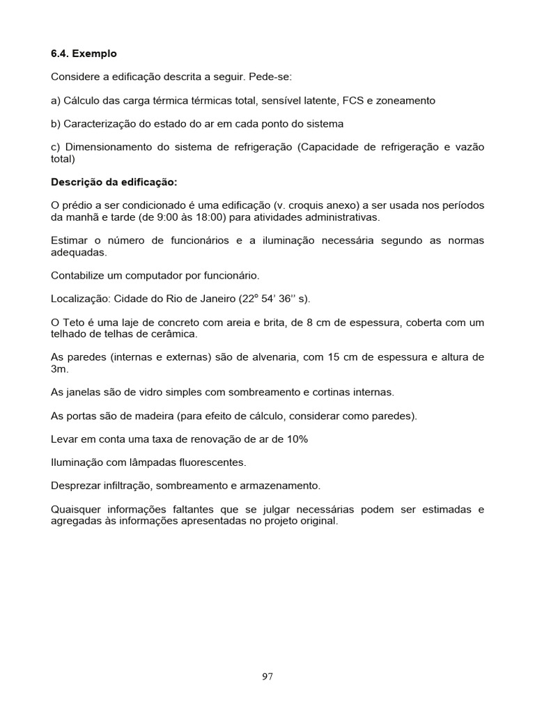 2024103_17253_Exemplo de AC - Carga termica e Psicrometria | PDF ...