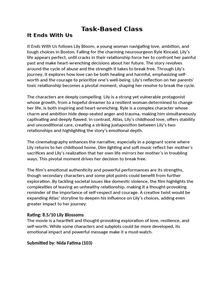 It ends with us | PDF