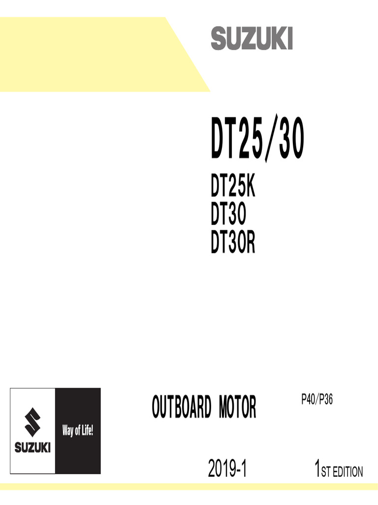 DT30 (2019) | PDF | Piston | Carburetor