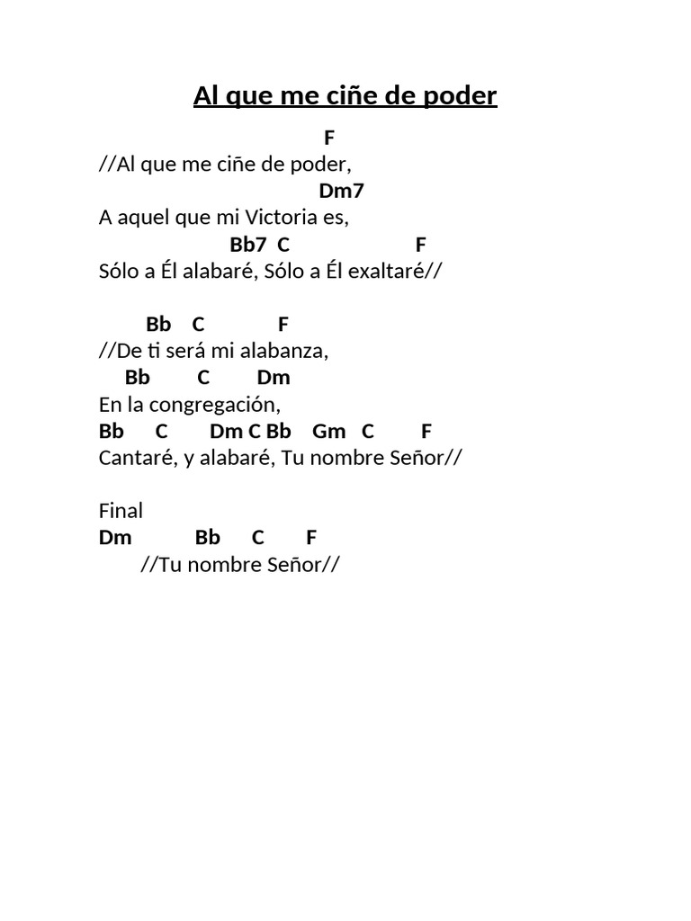 Alabanza y Poder Divino | PDF