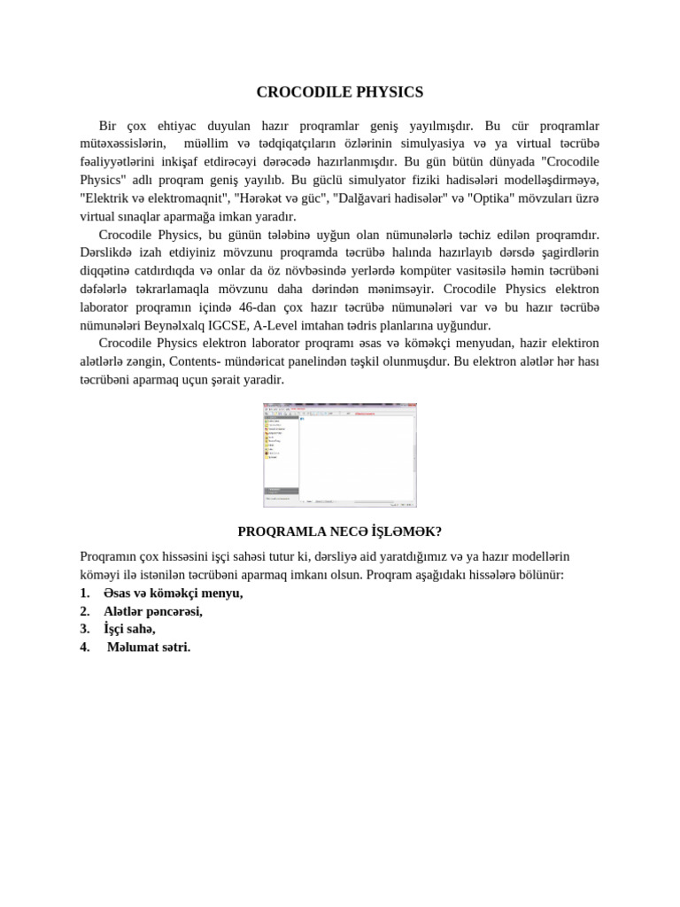 Crocodile Physics | PDF
