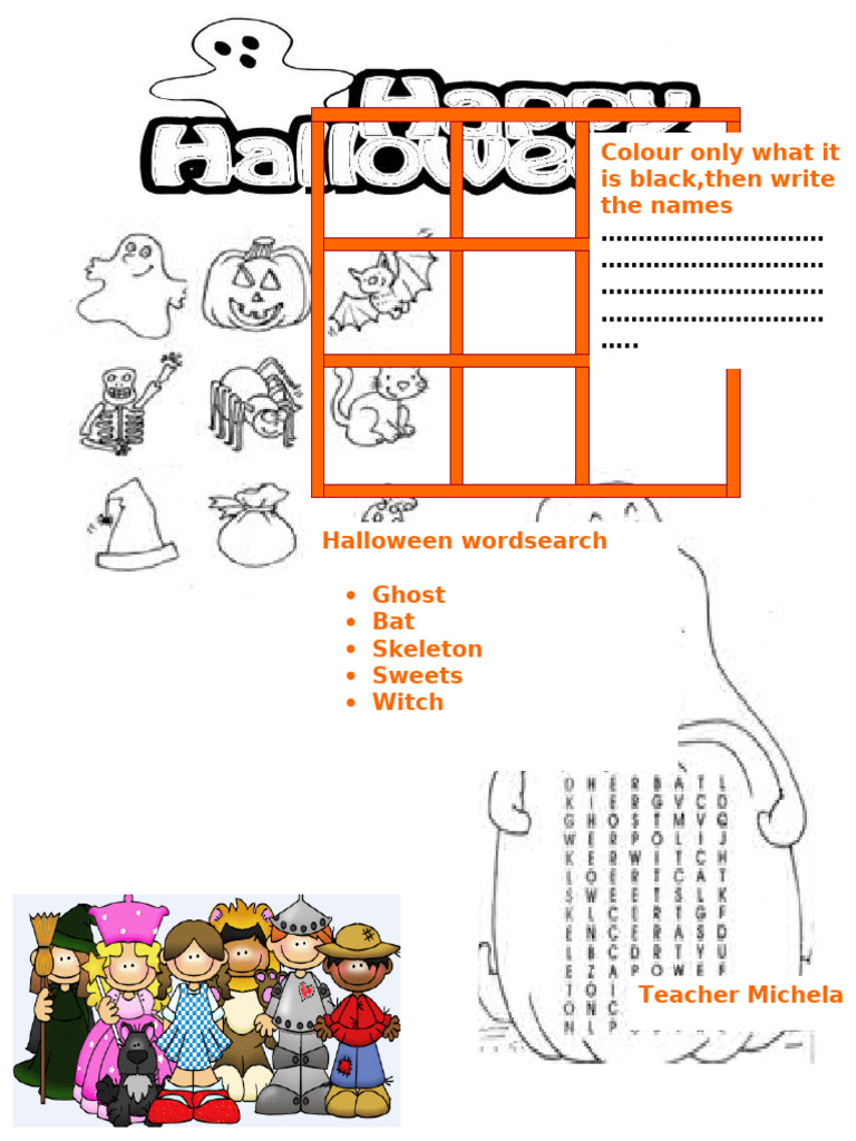 Happy Halloween Wordsearch Fun Activities Games Icebreakers ...