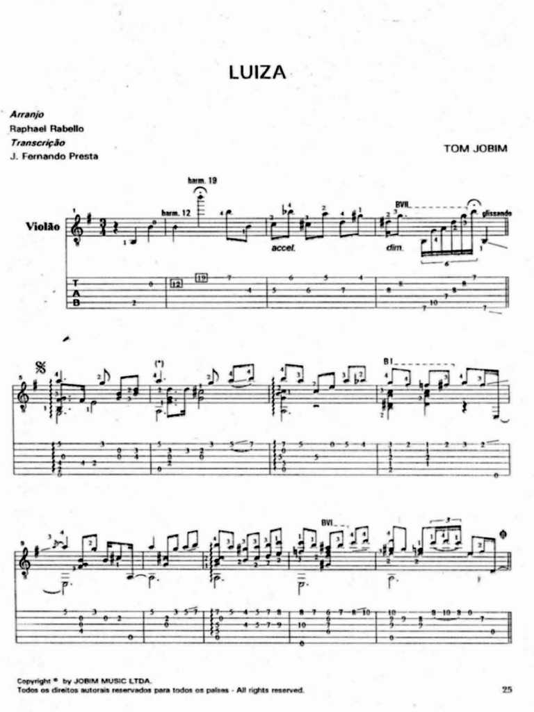 Jobim Luiza PDF Free | PDF