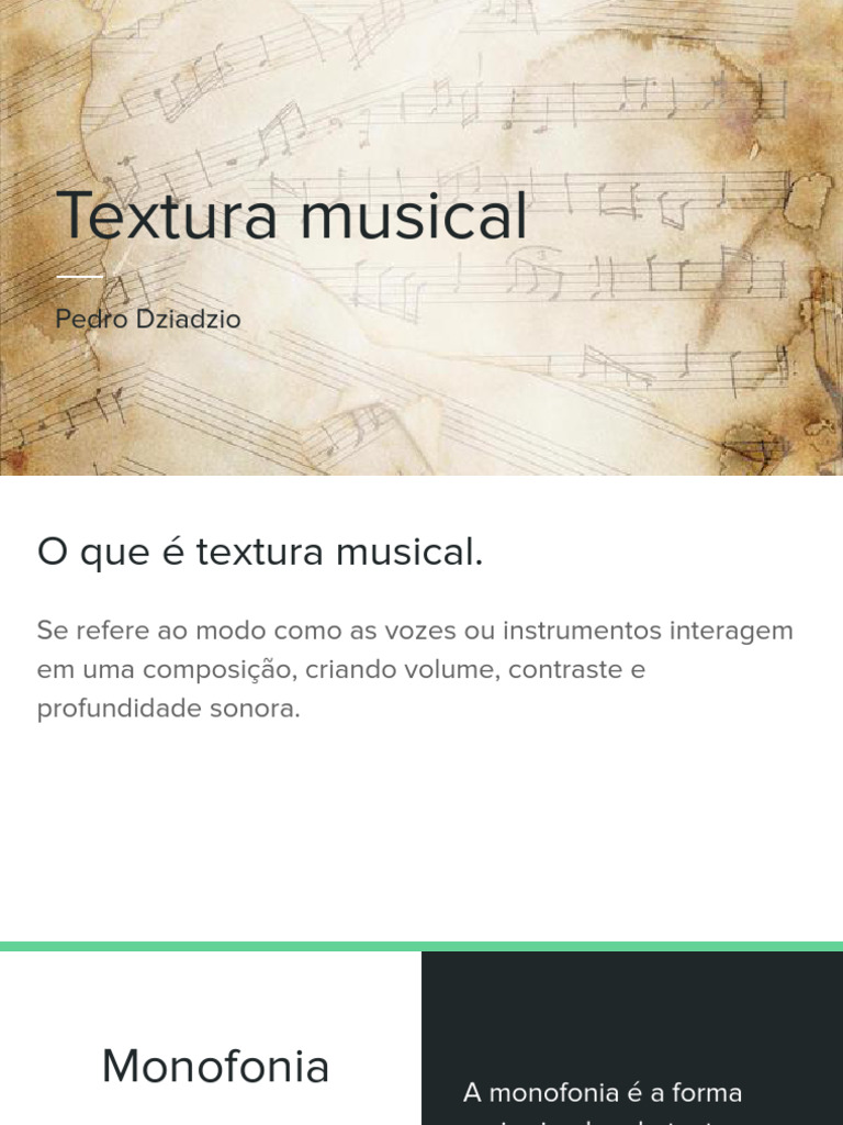 Textura Musical | PDF