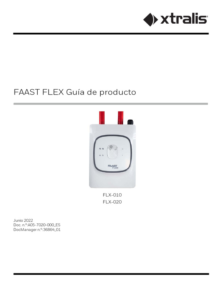 Manual Faast Flex Xtralis | PDF | Relé | Tornillo