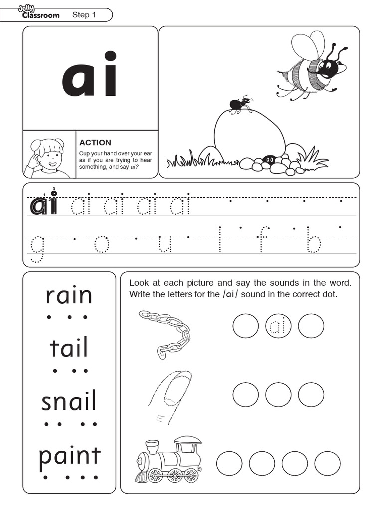 AI Phonics Worksheet for Kids | PDF