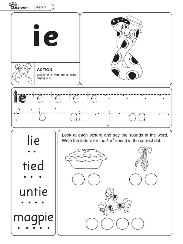 Sailor's Guide to 'ie' Sounds | PDF