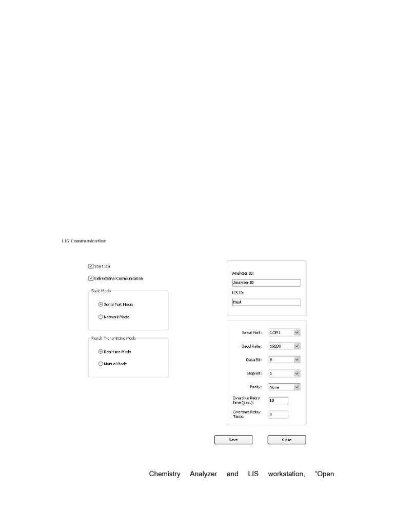 CS4000-CS6400 LIS Protocol | PDF | Ascii | Computing