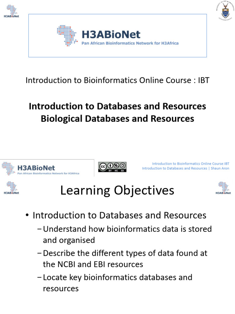 IBT Databases and Resources Updated2024 | PDF | Bioinformatics | National Center For ...