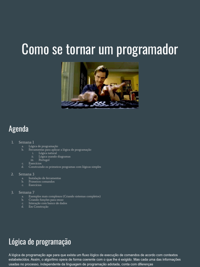 Como Se Tornar Um Programador | PDF