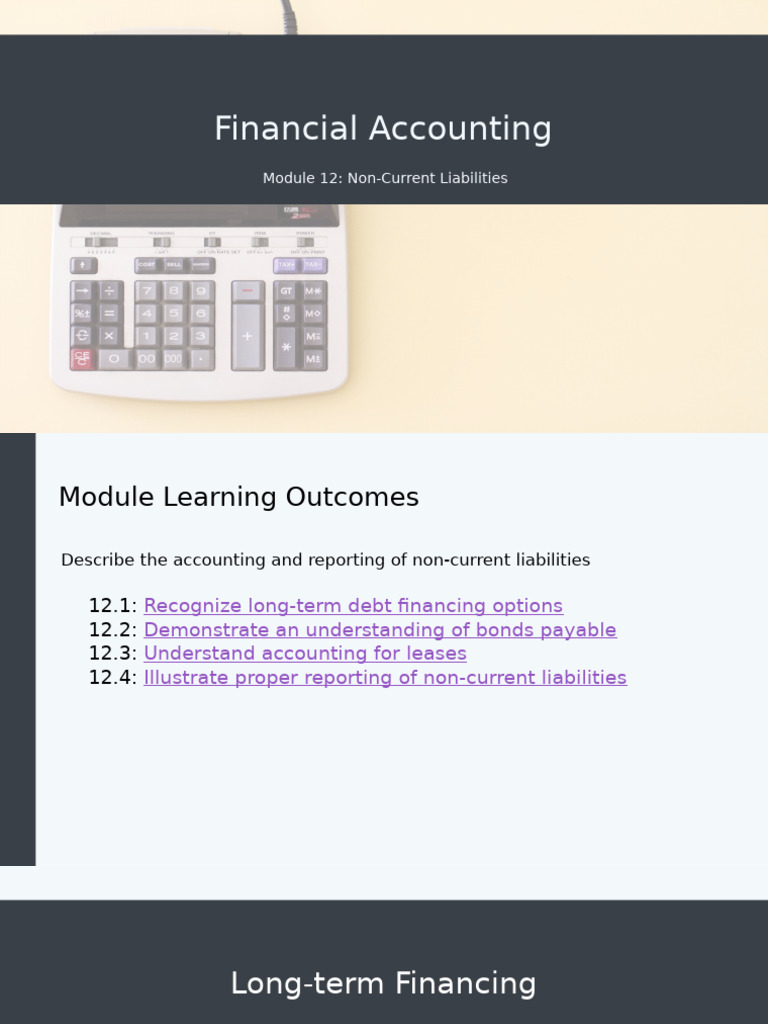 Non Current Liabilities | PDF | Bonds (Finance) | Time Value Of Money