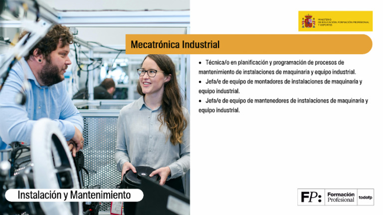 t Cnico Superior en Mecatr Nica Industrial | PDF