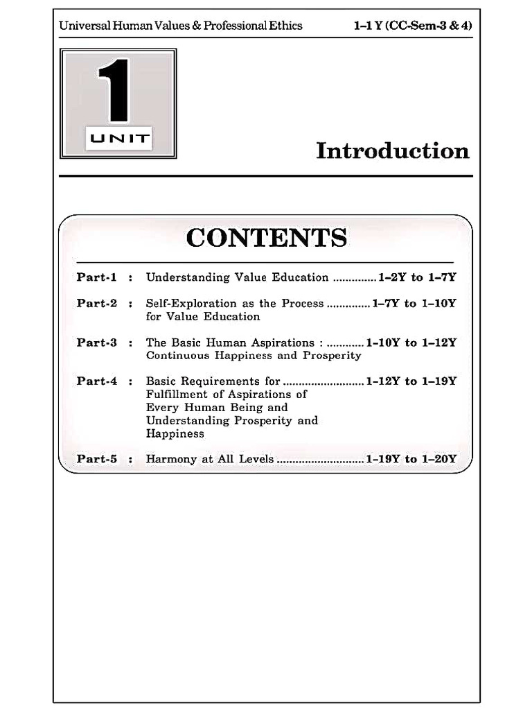 Uhv Unit I | PDF