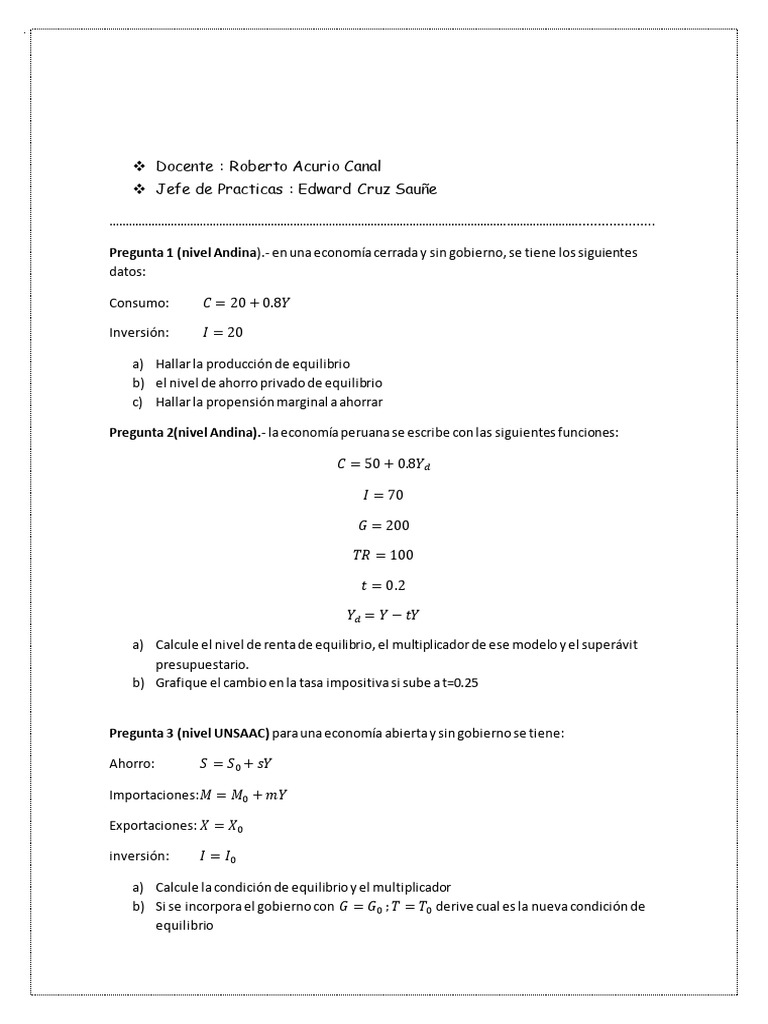 pract N_ 1 modelo gast | PDF