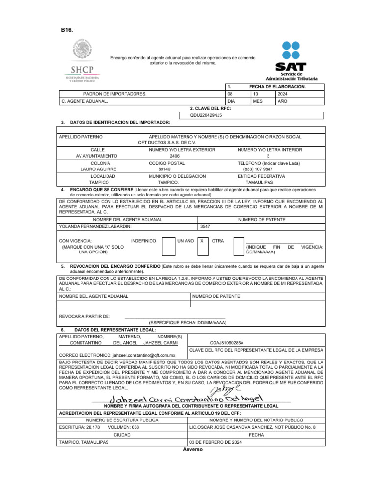 ENCARGO CONFERIDO actual (1) | PDF | Gobierno