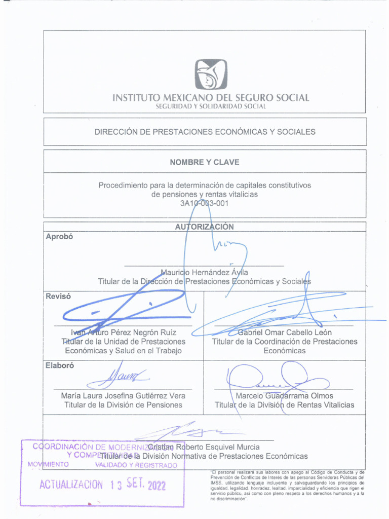 3A10 003 001 Capitales Constitutivos | PDF | Pensión | Salario