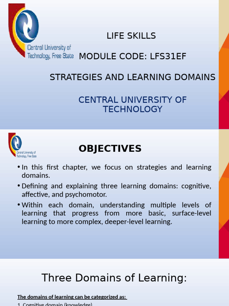 Lfs31ef Unit 2-Learning Strategies and Domains | PDF | Learning | Cognition