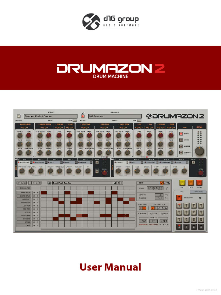Drumazon 2-manual-gb | PDF | Equalization (Audio) | Electrical Engineering
