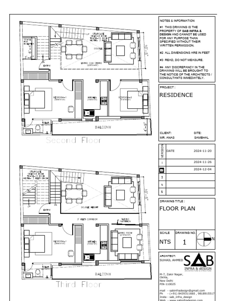 Residential Floor Plan Notice | PDF