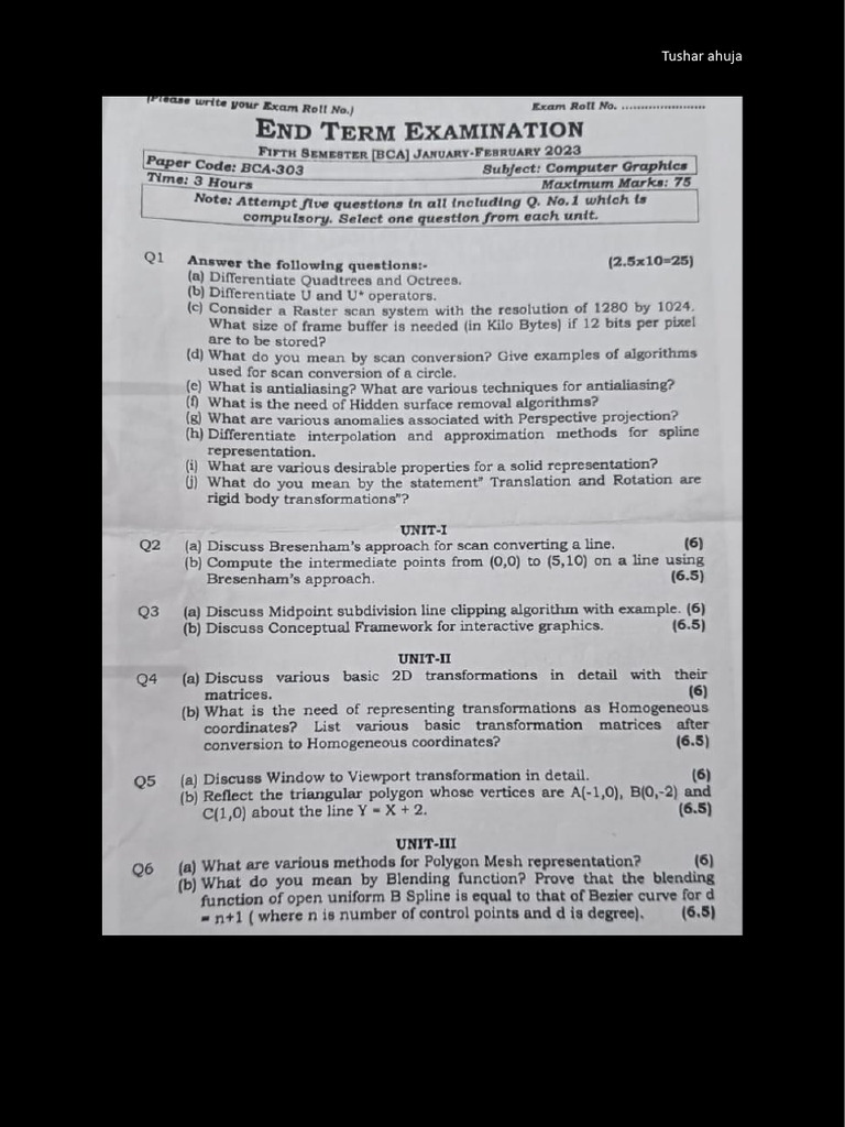 Cg 2023 Pdf Rendering Computer Graphics Computer Graphics