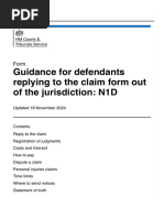 N9B Defence and Counterclaim Guide | PDF | Law