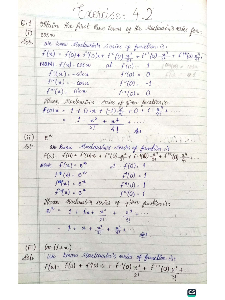 Exercise 4.2 XII solved sheet | PDF Exercise 4.2 XII solved sheet | PDF