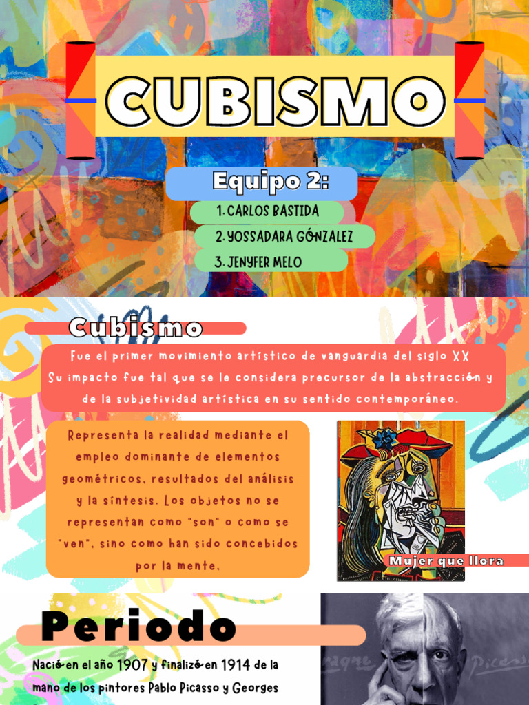 Cubismo | PDF | Pablo Picasso | Las artes