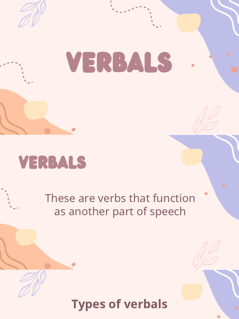 Verbals | PDF