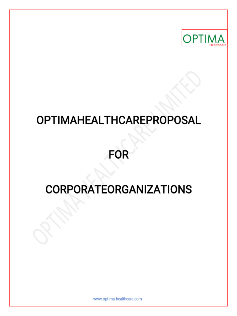 Optimal Hmo Proposal For Corporate | PDF | Health Maintenance Organization | Medicine