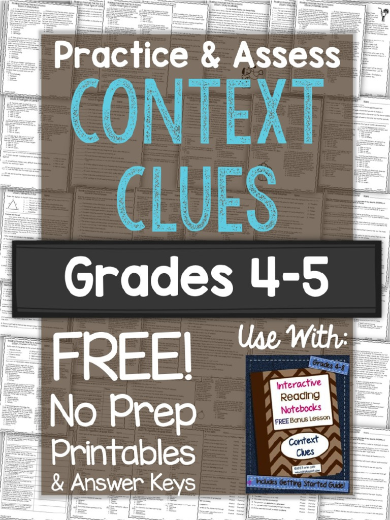Context Clues Practice Worksheets | PDF