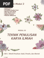 Panduan Penulisan Tabel dan Gambar | PDF