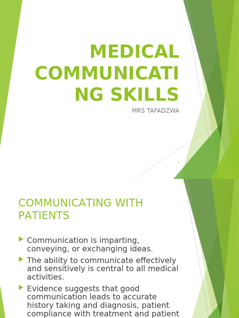 Lect 12 Medical Communication Skills | PDF | Communication | Nonverbal Communication