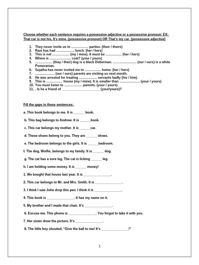 possessive-pronouns-and-possessive-adjectives-worksheet-templates ...