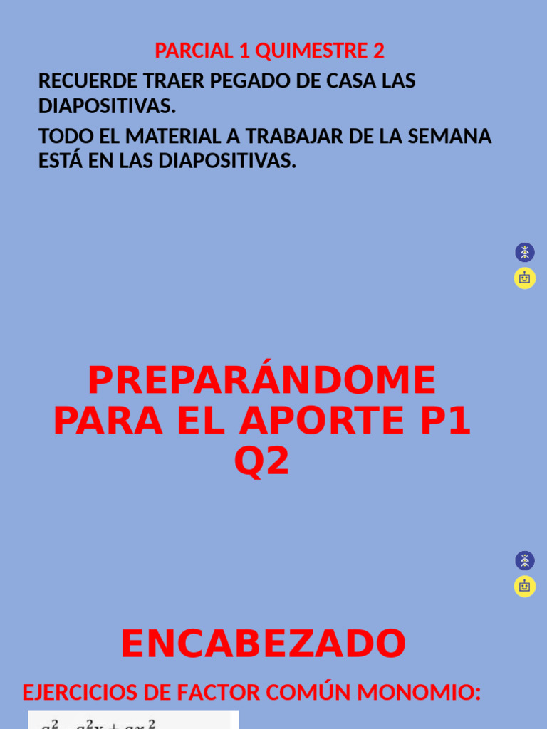 Semana 7 ACTUALIZADO PREPARACIÓN P1 Q2 | PDF