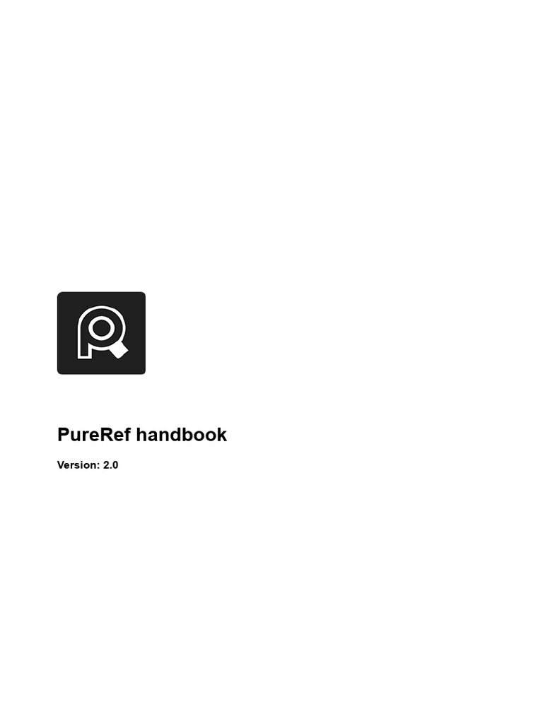 Pureref 2 0 Handbook | PDF | Window (Computing) | Keyboard Shortcut