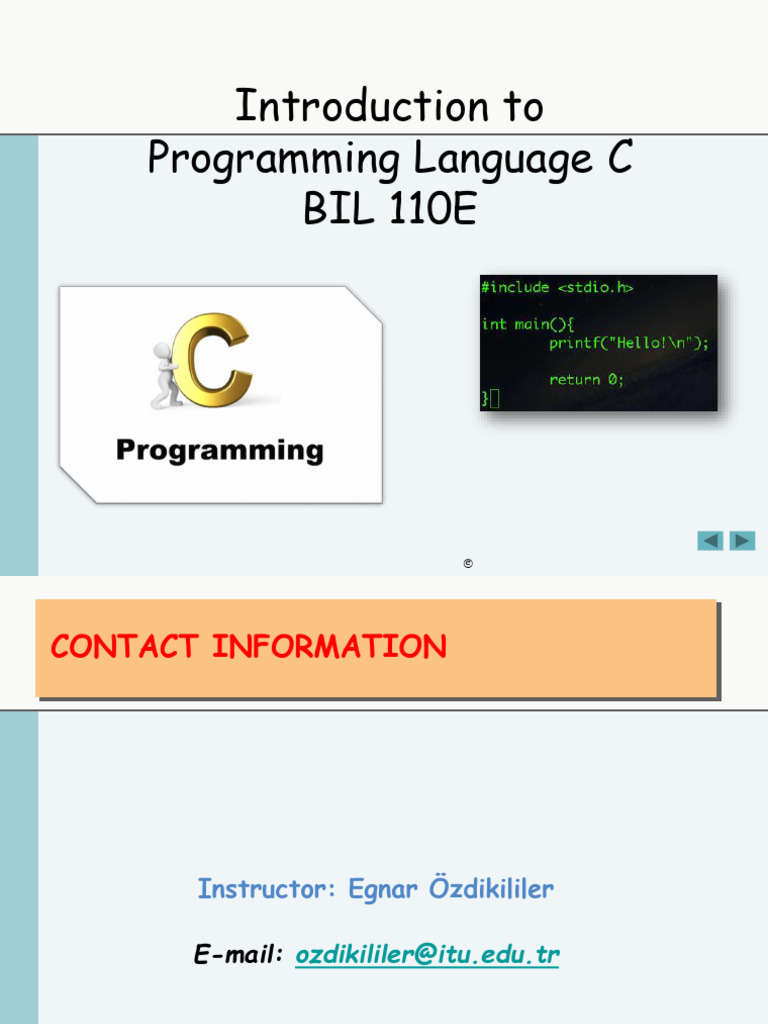 Introduction To C | PDF | Computer Programming | Computing