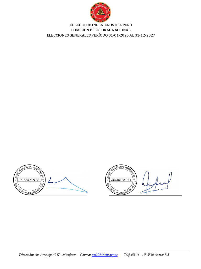 Comunicado Cen 2024 N 017 | PDF