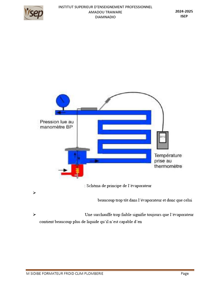 Calcul de la Surchauffe et Sous-refroidissement | PDF | Température | Gaz
