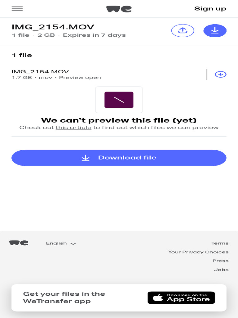WeTransfer - Send Large Files & Share Photos Online - Up To 2GB Free | PDF