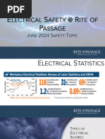 Electrical Safety Toolbox Talk Guide | PDF | Occupational Safety And ...