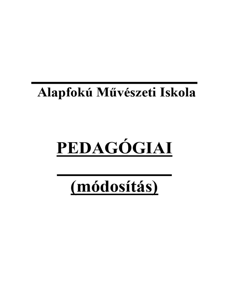 Aelia Sabina Pedagógiai Program | PDF