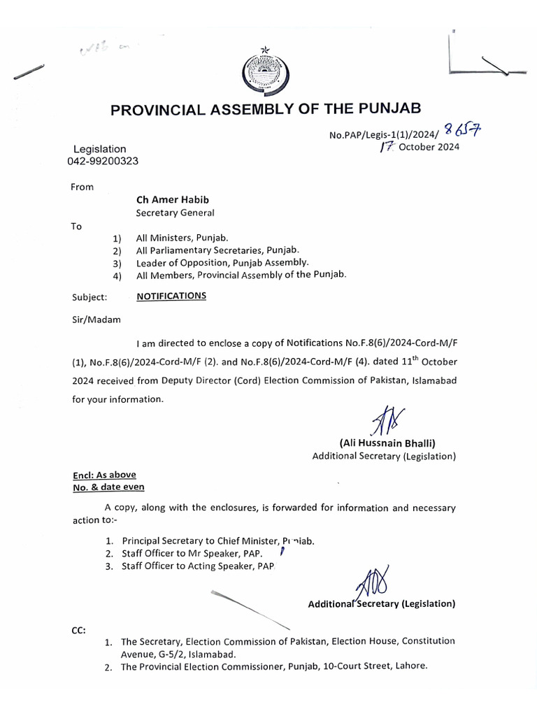 Bye Election PP-139 | PDF