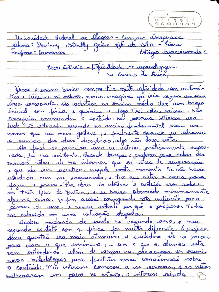 Escrevivência - Davinny Sêmilly | PDF