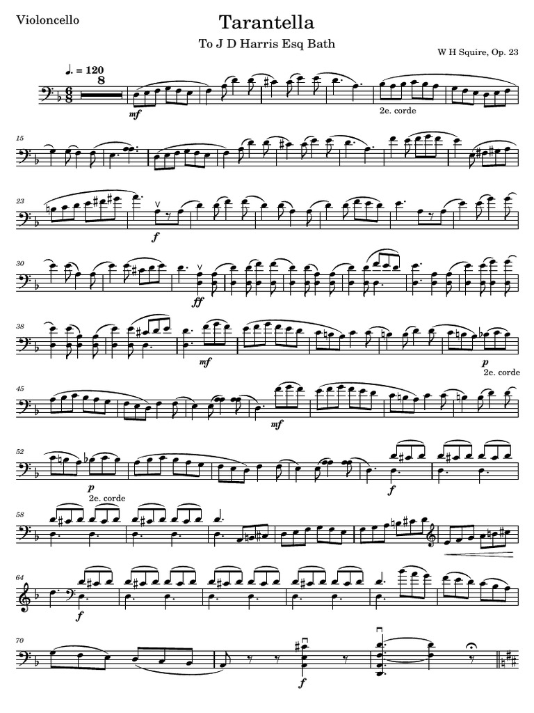 SQUIRE - Tarantella | PDF