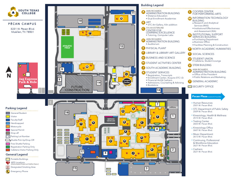 Pecan Campus Map | PDF