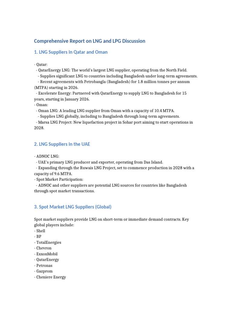 LNG_and_LPG_Report | PDF | Liquefied Natural Gas | Natural Gas