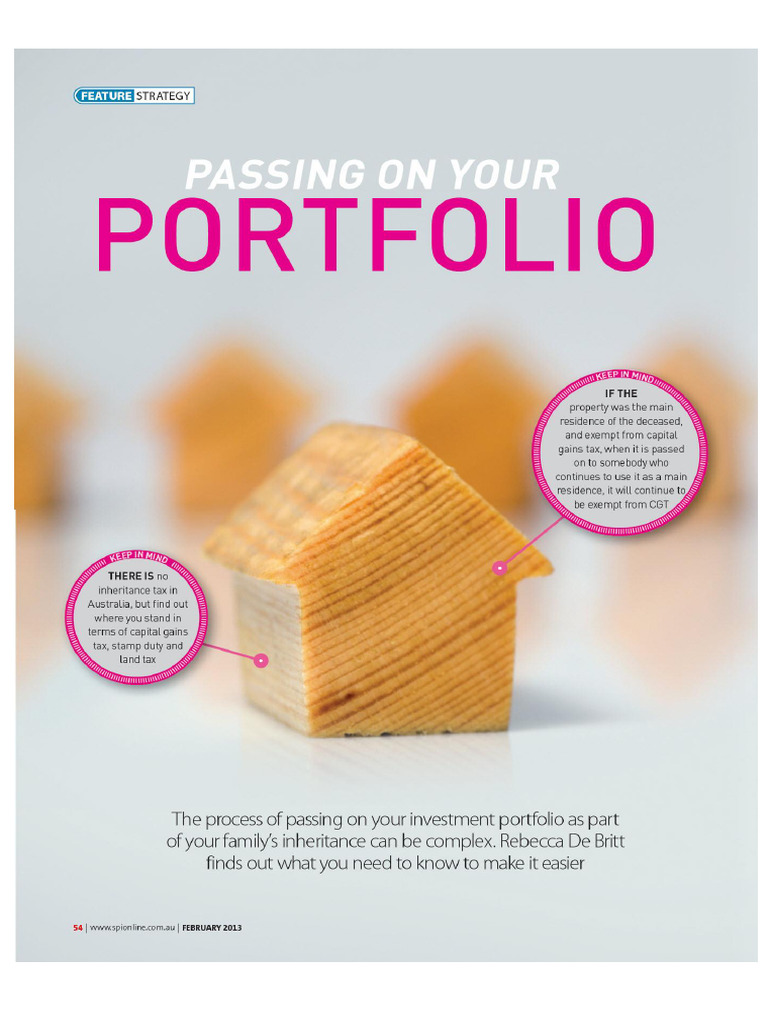 Bryce-Holdaway-Passing-on-your-portfolio | PDF