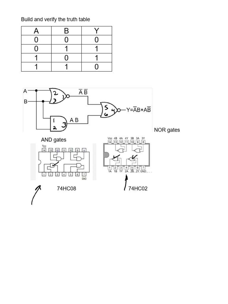 Build and Verify The Truth Table | PDF